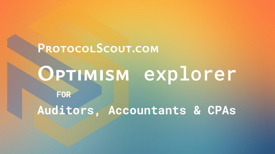 Optimism Account Balance Checker and Token Supply | ProtocolScout.com